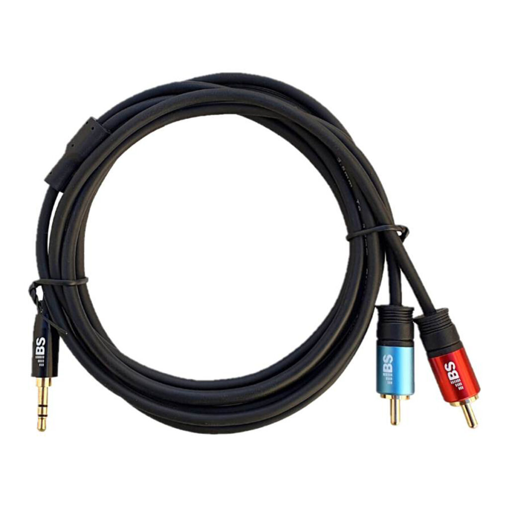 Besser Sound C13348 | Cable de 1.8M de 3.5mm a 2 RCA - Ditronics Ecuador